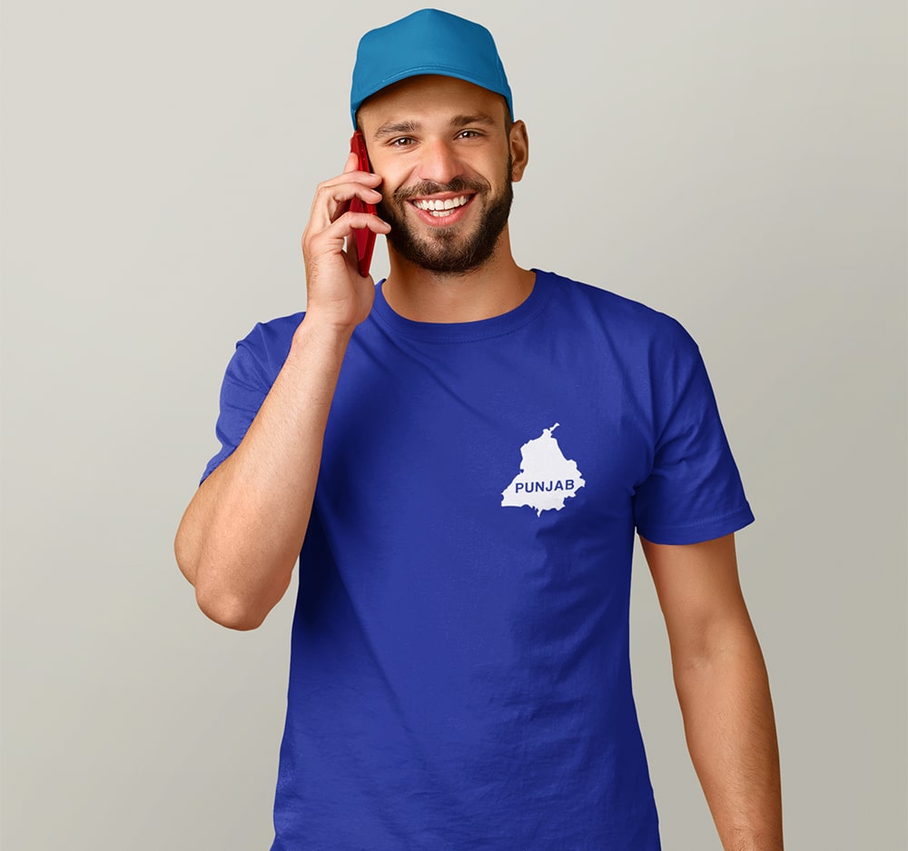 Buy Punjab Map Custom Printed Punjabi T Shirts For Men India – Punjabi Adda