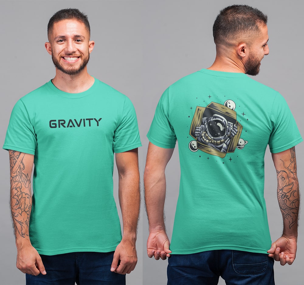 Zero Gravity T Shirt - Buy Custom Printed Graphics T Shirt Online for Men – Punjabi Adda