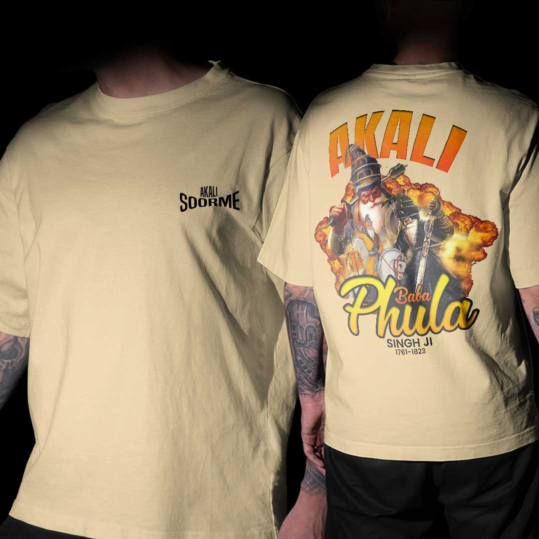 Buy Akali Baba Phula Singh Ji Oversized T Shirt Online For Men ...