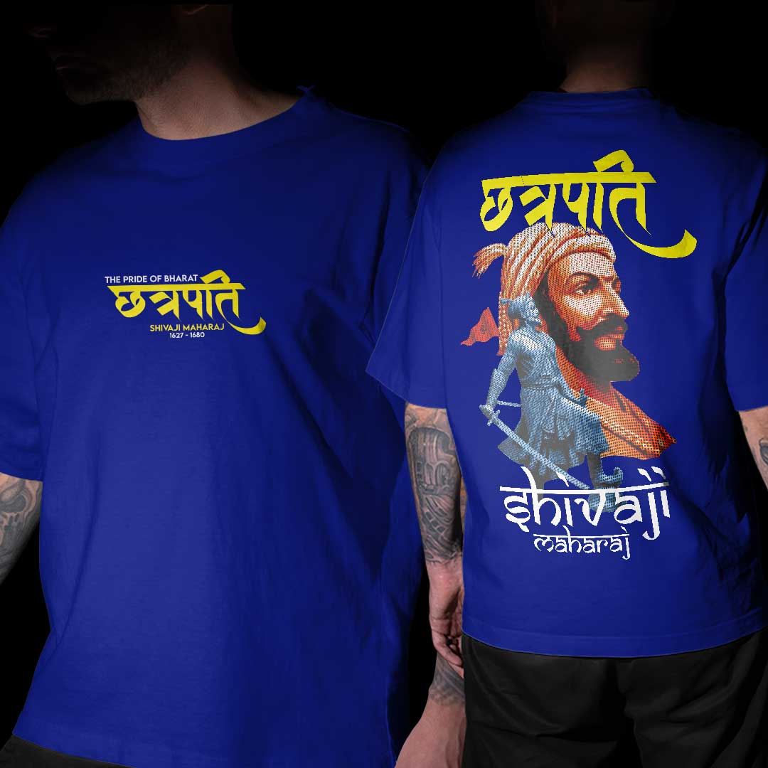 Chatrapati Shivaji Maharaj T-shirt - Buy Shivaji Maharaj Print T shirt ...