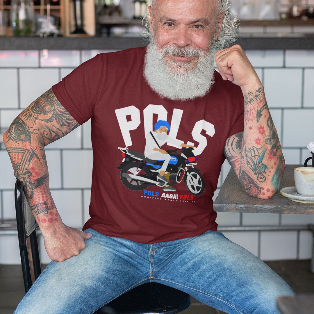 Pols Agyi Pols T-Shirt - Buy Punjabi Meme Printed T Shirts Online ...