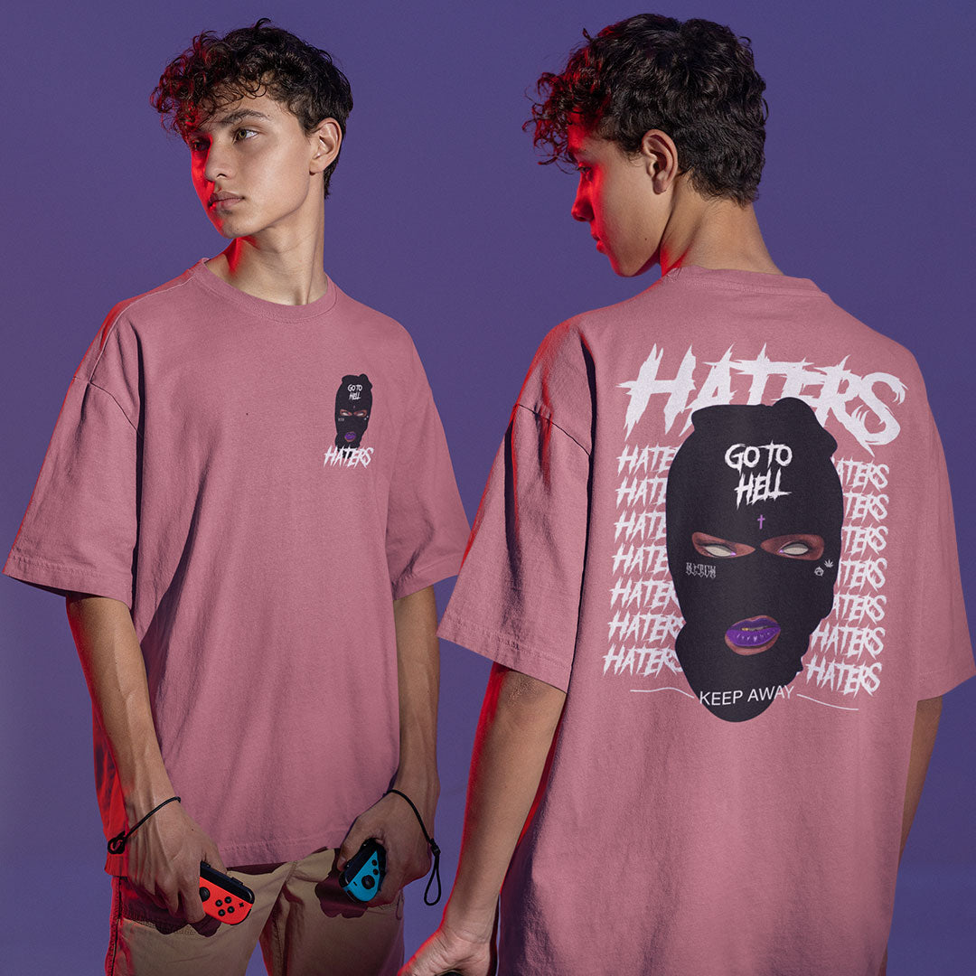 Buy Haters Oversized T Shirt Online For Men India – Punjabi Adda