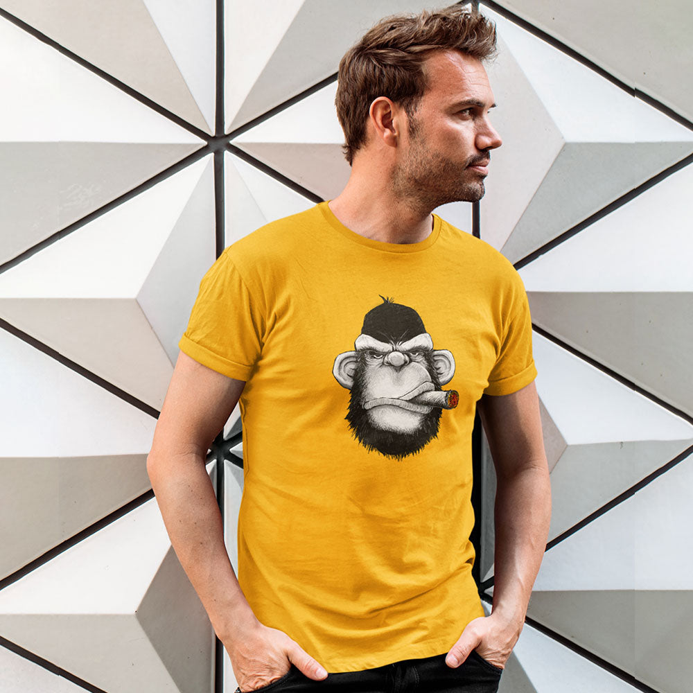 Monkey T Shirt - Buy Custom Printed Graphics T Shirts Online for Men ...